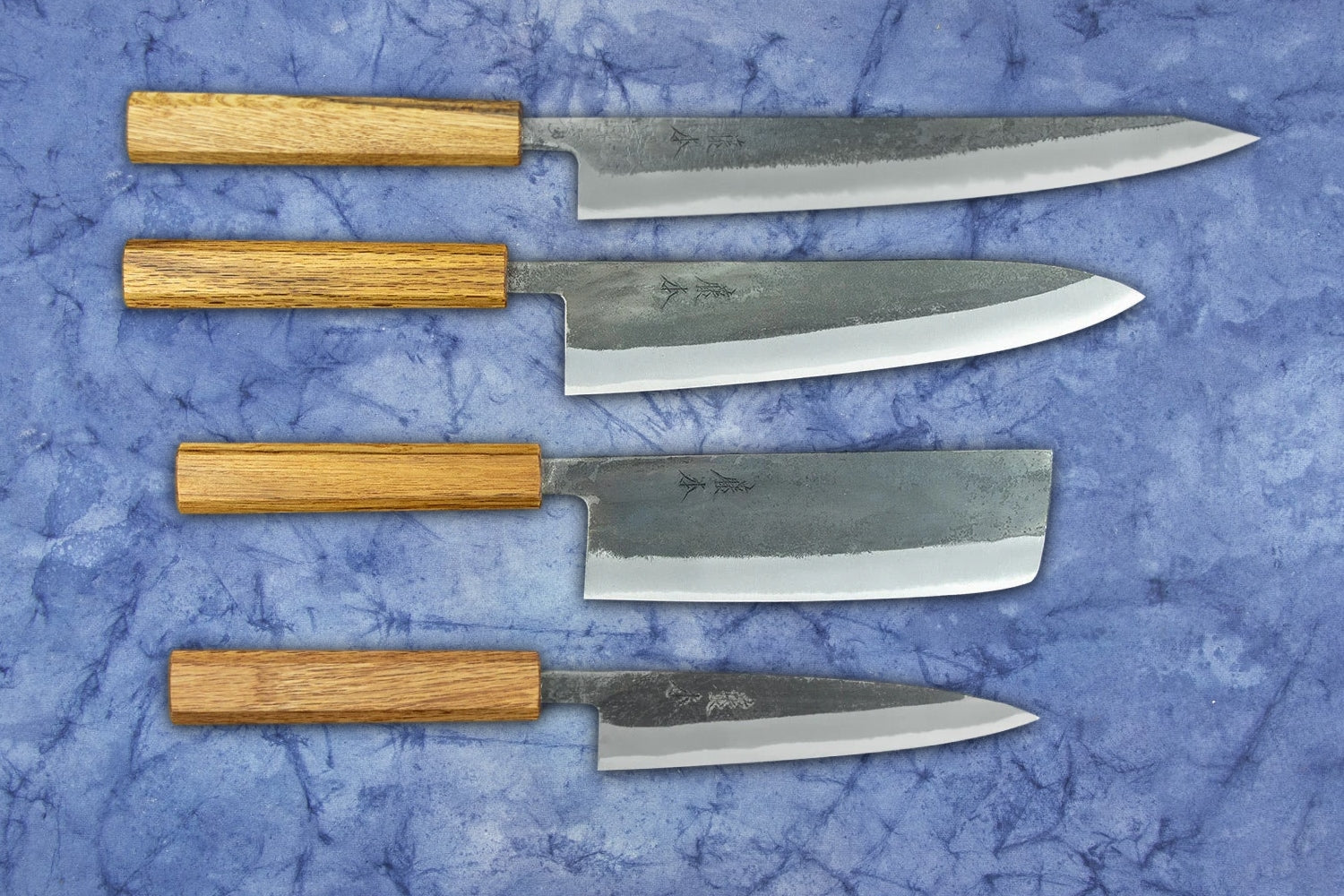 Fujimoto Kurouchi-Forged 4 Piece Knife Set – Knifewear - Handcrafted ...