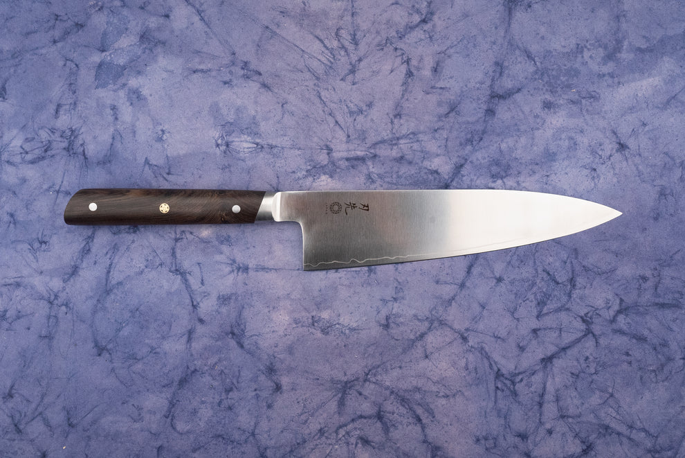 Hazaki Classic Black Gyuto 210mm – Knifewear - Handcrafted Japanese ...