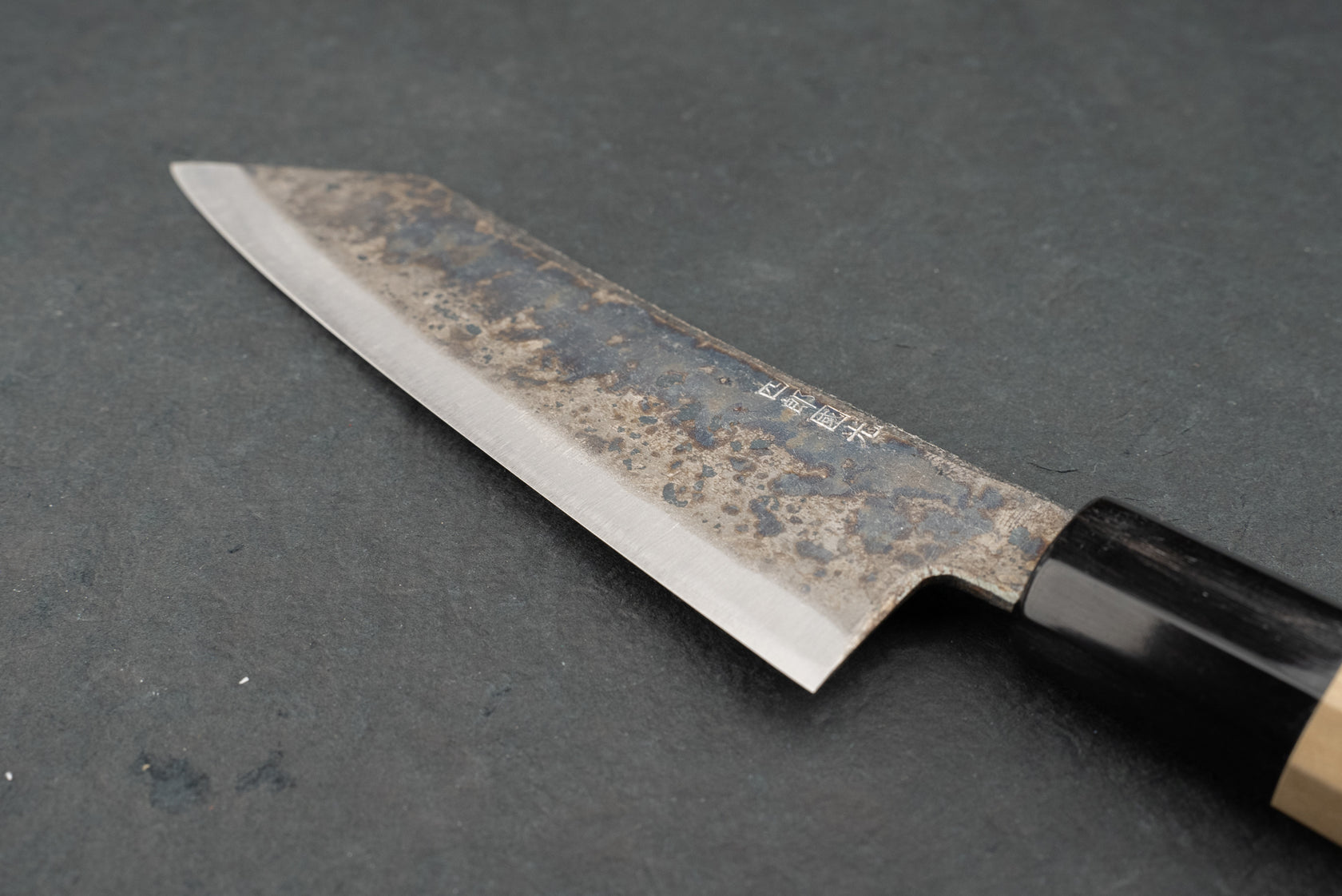 Shiro Kunimitsu Aogami Kurouchi Chikuzen Bunka 160mm – Knifewear ...