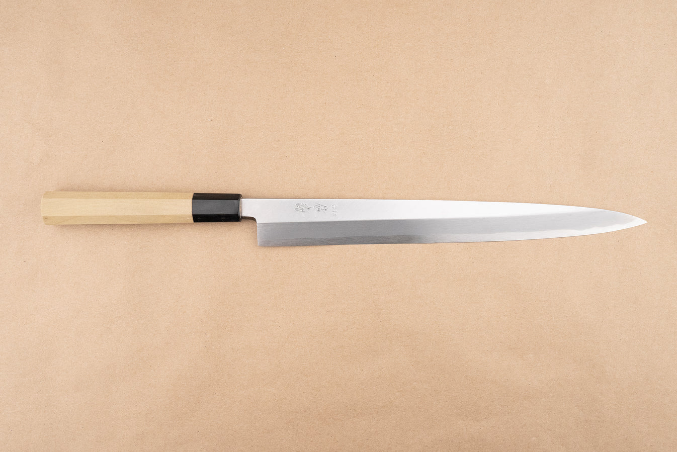 Touroku Sakai Shirogami Kasumi Yanagiba 300mm – Knifewear - Handcrafted ...
