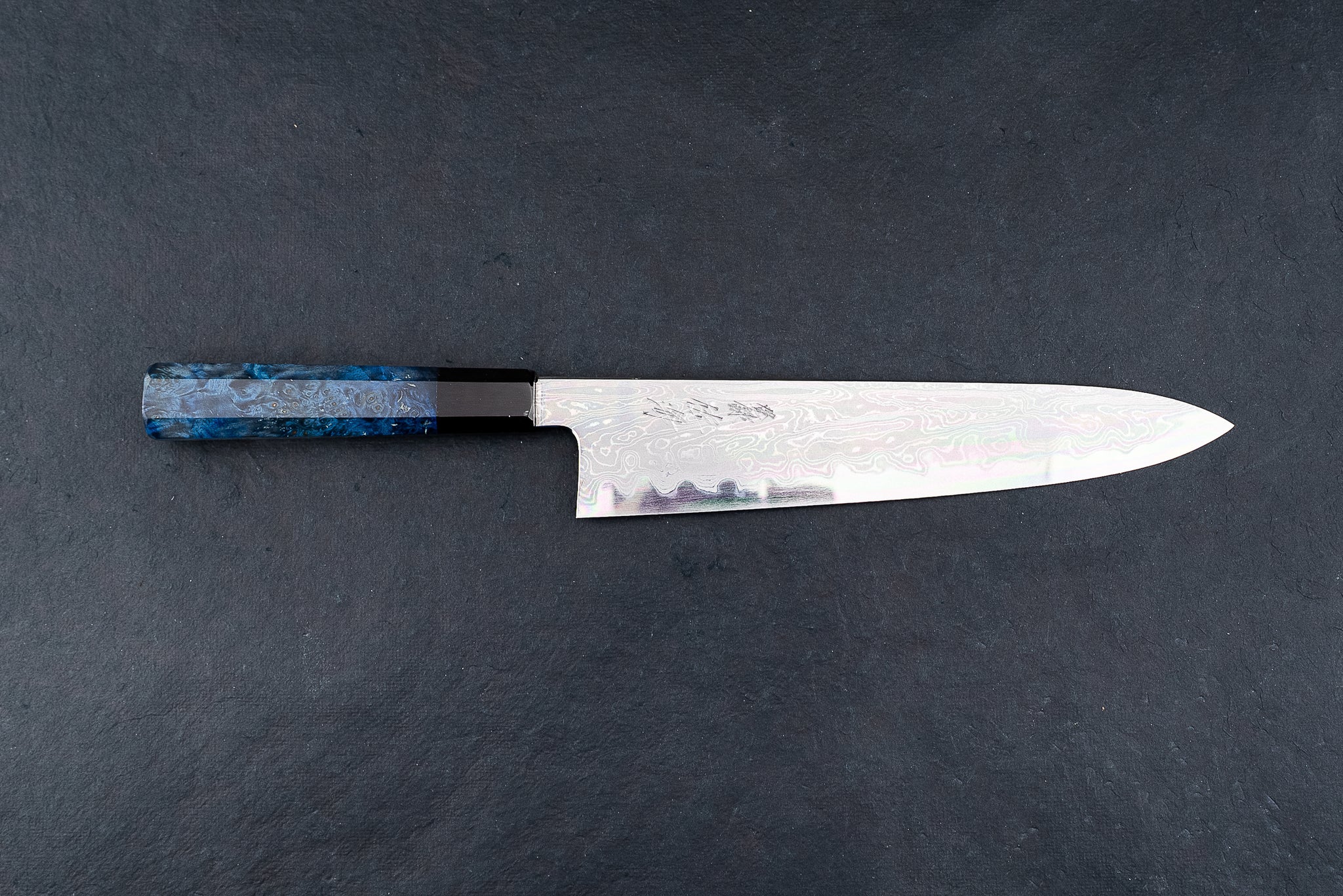 Touroku Sakai Aoichi Suminagashi Gyuto 240mm – Knifewear - Handcrafted ...