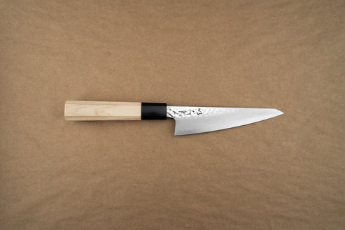 ICHIE Ginsan Tsuchime Honesuki 150mm – Knifewear - Handcrafted Japanese ...