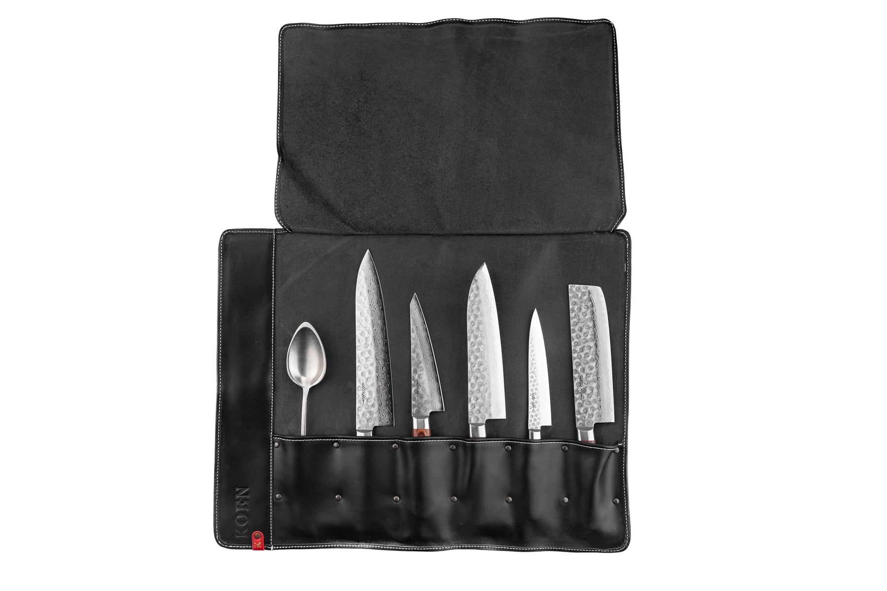 Koen Mini Leather Kniferoll - Knifewear - Handcrafted Japanese Kitchen ...