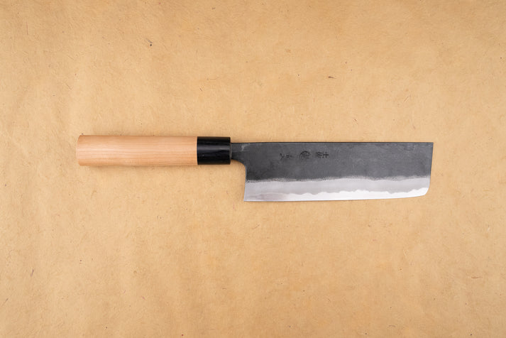 Kyohei Shindo Aogami Kurouchi Nakiri 165mm – Knifewear - Handcrafted ...