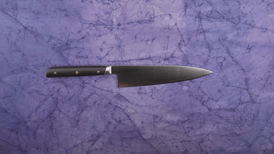 Hazaki Classic Black Gyuto 210mm – Knifewear - Handcrafted Japanese ...