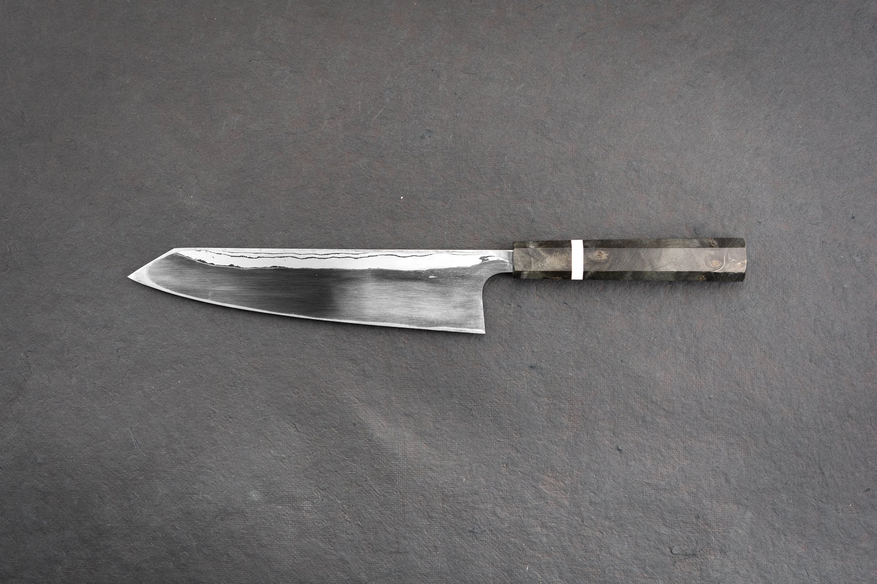 Yoshihiro Yauji Aogami Suminagashi Single Bevel Kiritsuke Gyuto 210mm ...