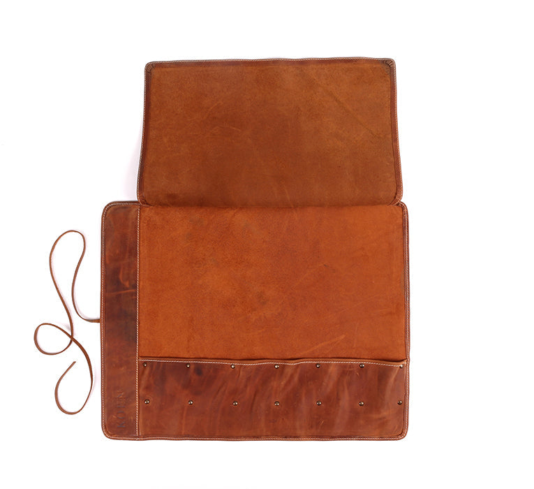 Koen Mini Leather Kniferoll - Knifewear - Handcrafted Japanese Kitchen ...
