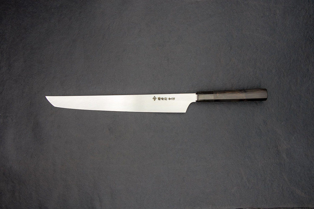 Sakai Takayuki Genbu by Itsuo Doi Sakimaru Yanagiba 300mm - Knifewear ...