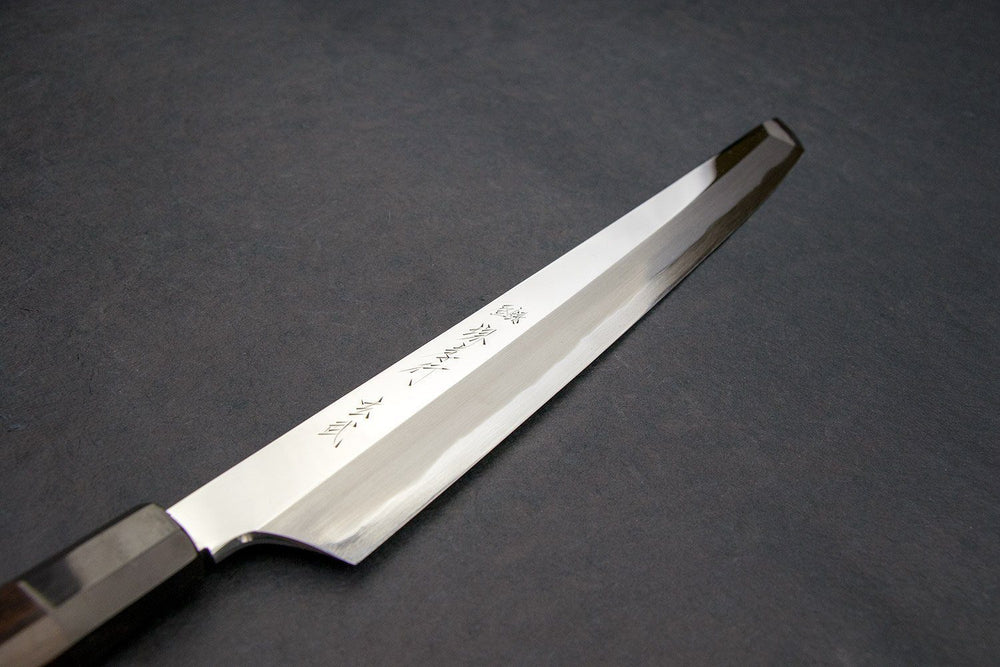 Sakai Takayuki Genbu by Itsuo Doi Sakimaru Yanagiba 300mm - Knifewear ...