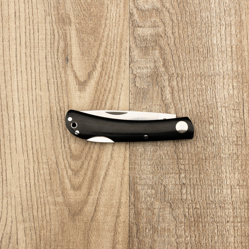 Moki Shimafukuro "Fish Owl" Folding Knife Large 74mm - Knifewear - Handcrafted Japanese Kitchen ...