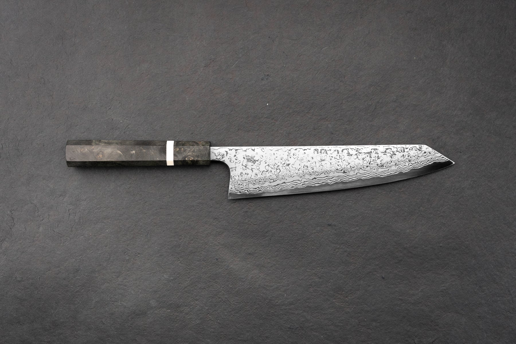 Yoshihiro Yauji Aogami Suminagashi Single Bevel Kiritsuke Gyuto 210mm ...